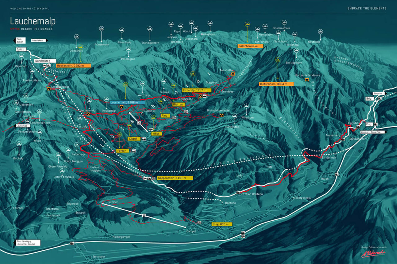 Map Guide | Lauchernalp